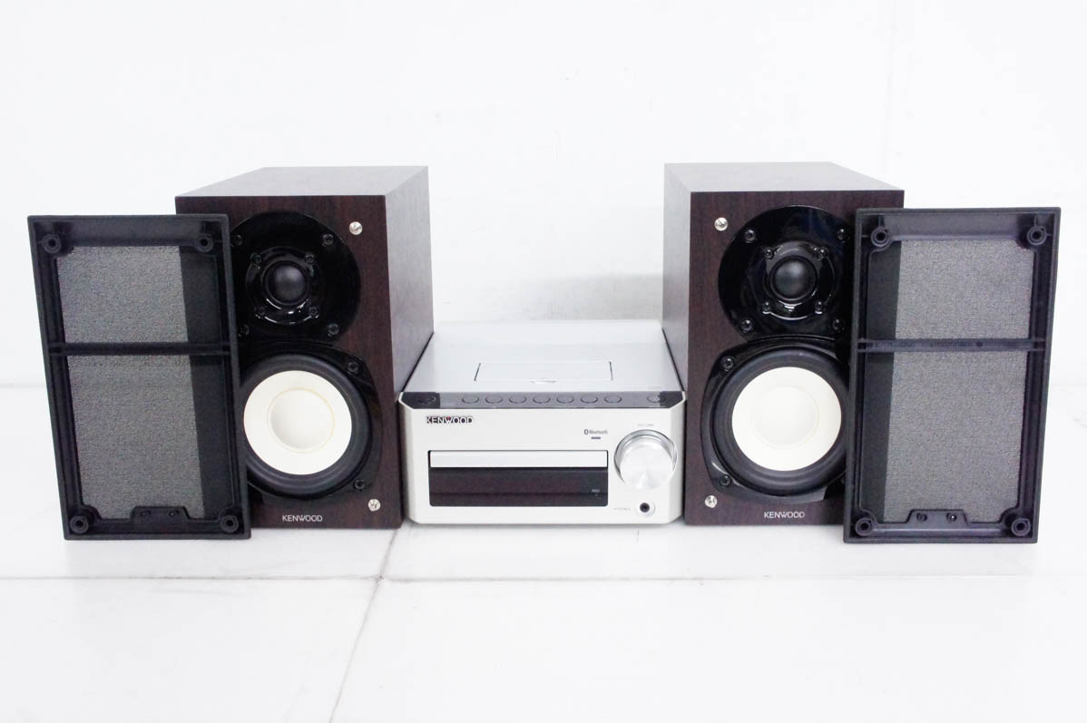 中古 KENWOODケンウッド コンパクトHi-Fiシステム K-531 Bluetoothレシーバー塔載 ミニコンポ オーディオ ...
