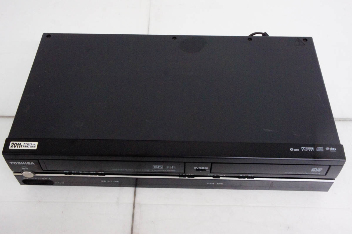 中古 メンテナンス済み 東芝TOSHIBA VTR一体型DVDビデオプレーヤー DVDプレーヤー一体型VHSビデオデッキ SD-V800 : エスネットショップ ヤフー店 - 通販 ...