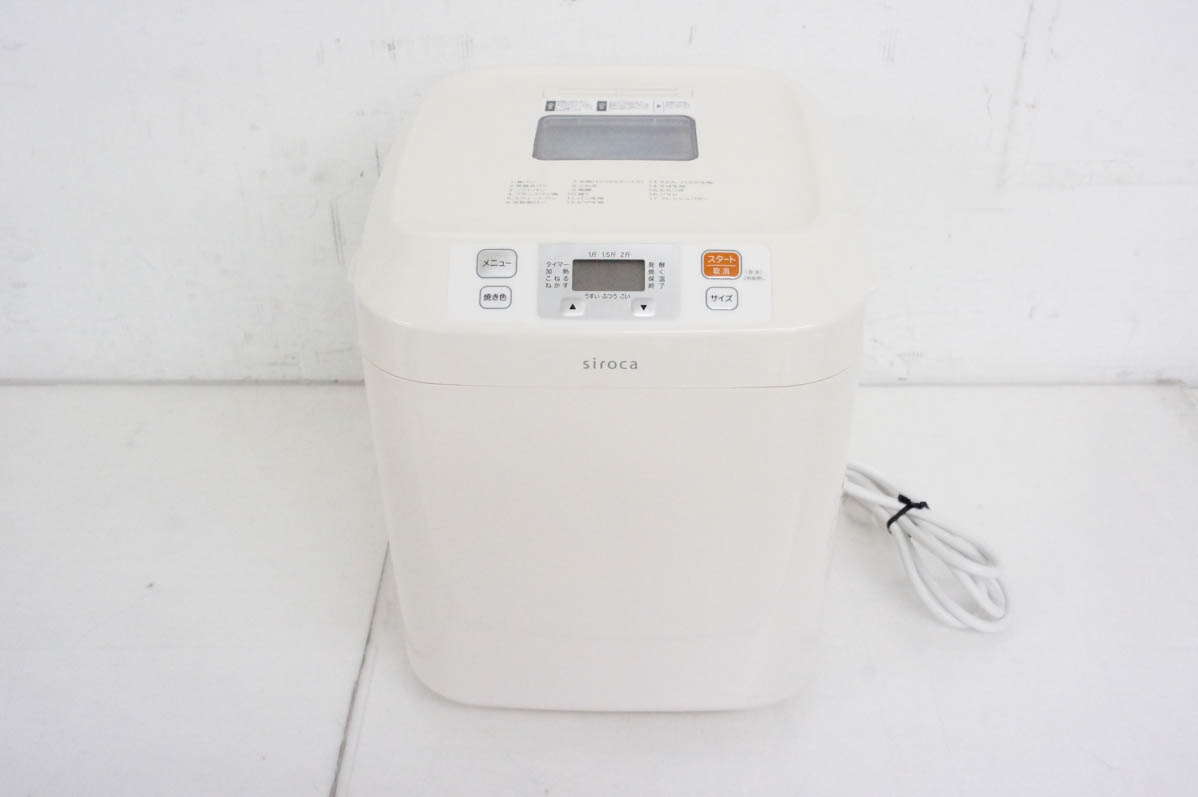 中古 sirocaシロカ ホームベーカリー SHB-122 : エスネットショップ ヤフー店 - 通販 - Yahoo!ショッピング