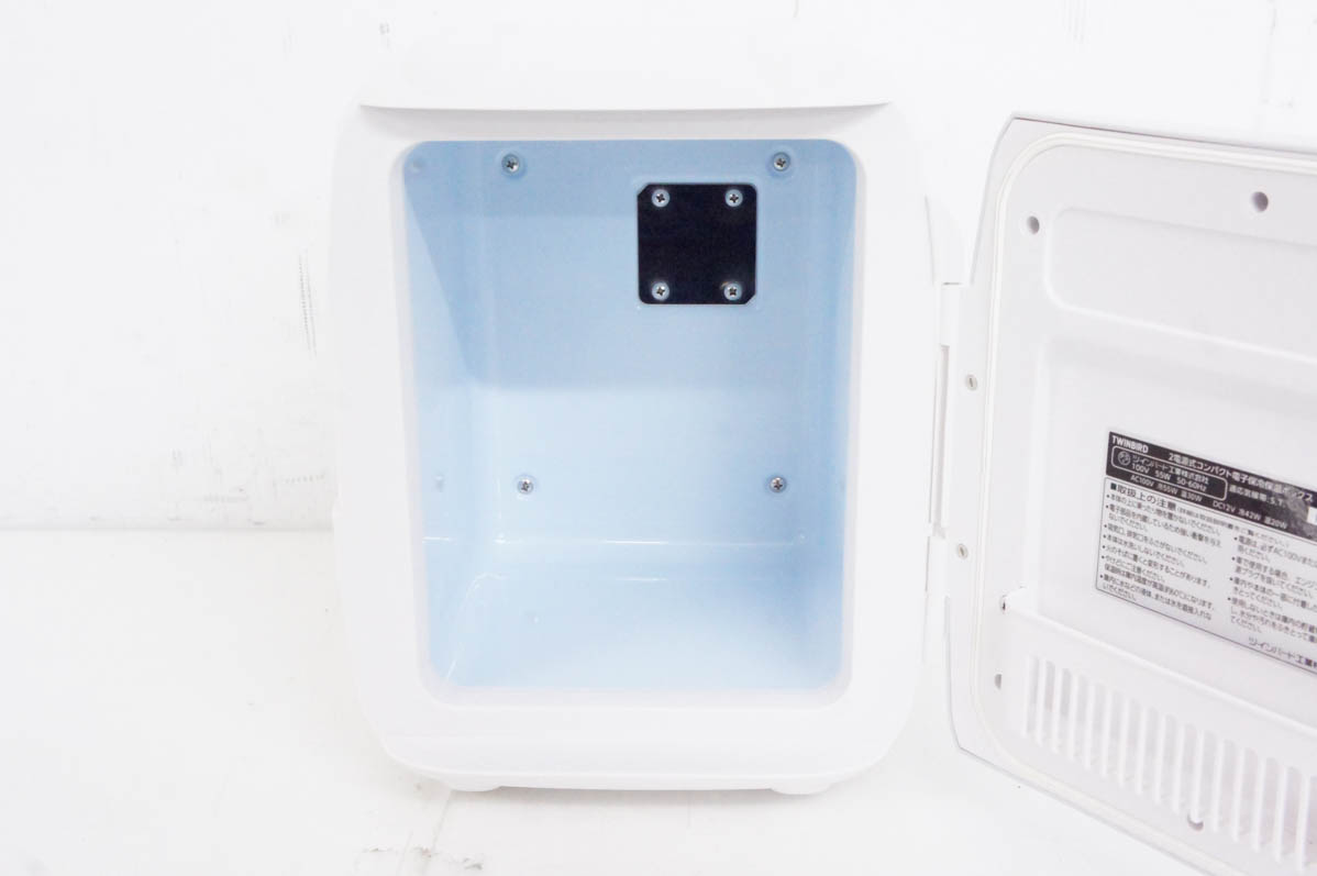 中古 TWINBIRDツインバード コンパクト電子保冷保温ボックス D-CUBE S HR-DB06 容量5.5L 保温保冷庫 : エスネット ...
