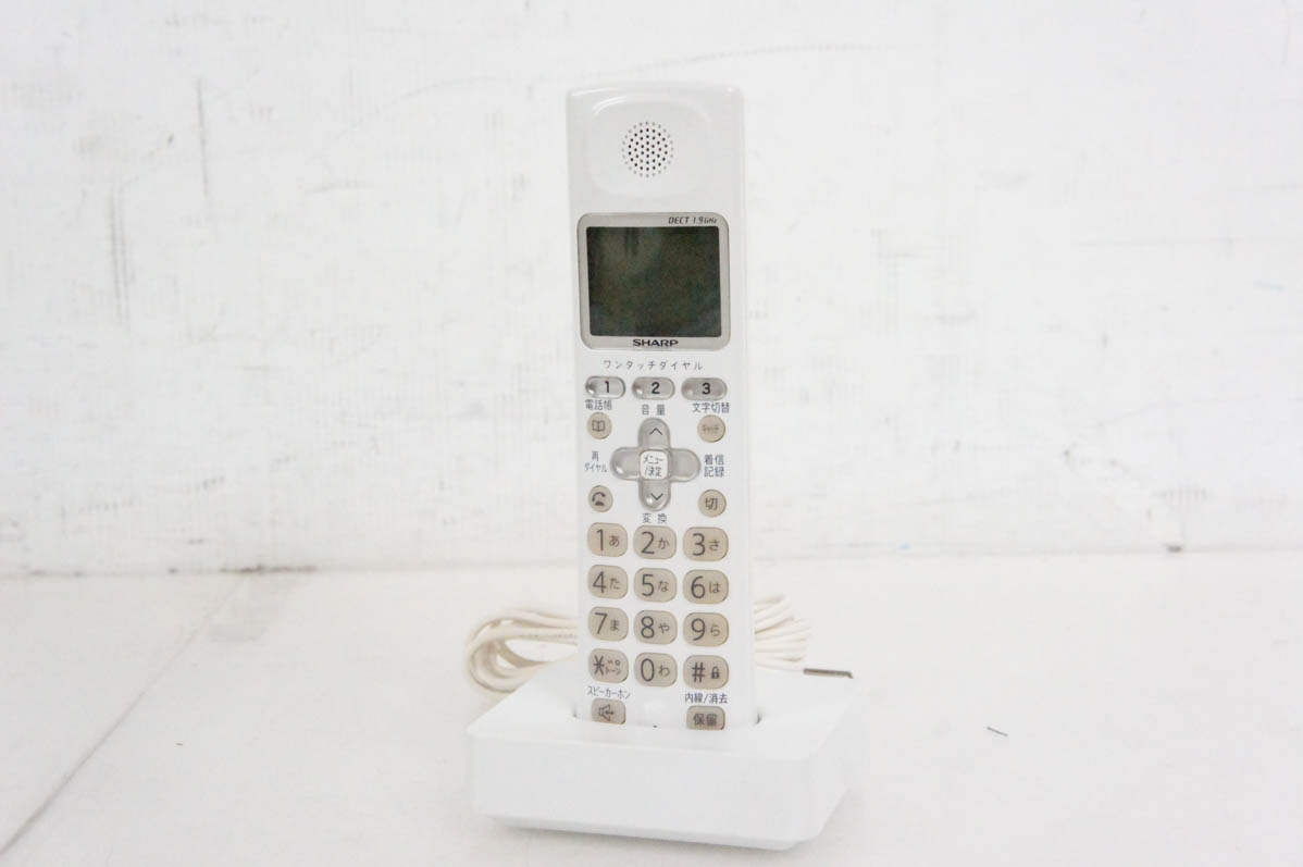 中古 C SHARPシャープ コードレス増設子機 JD-KS200 電話機/FAXに : エスネットショップ ヤフー店 - 通販 - Yahoo!ショッピング