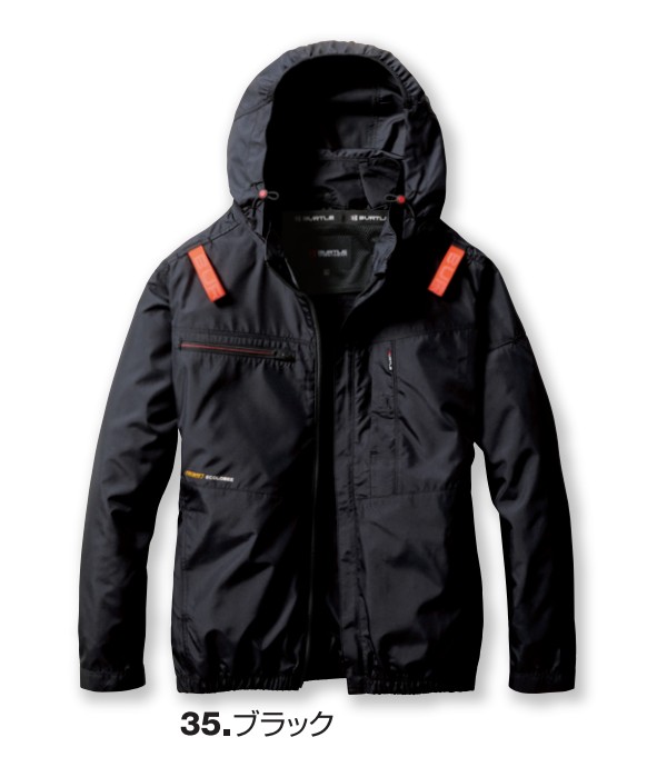 BURTLE S-3XL AC2051 ACブルゾン 2025年モデル バートル エアークラフト サイドファン 空調服 SDGs 作業服 軽量 撥水 空調ウェア 熱中症対策 予防 ...