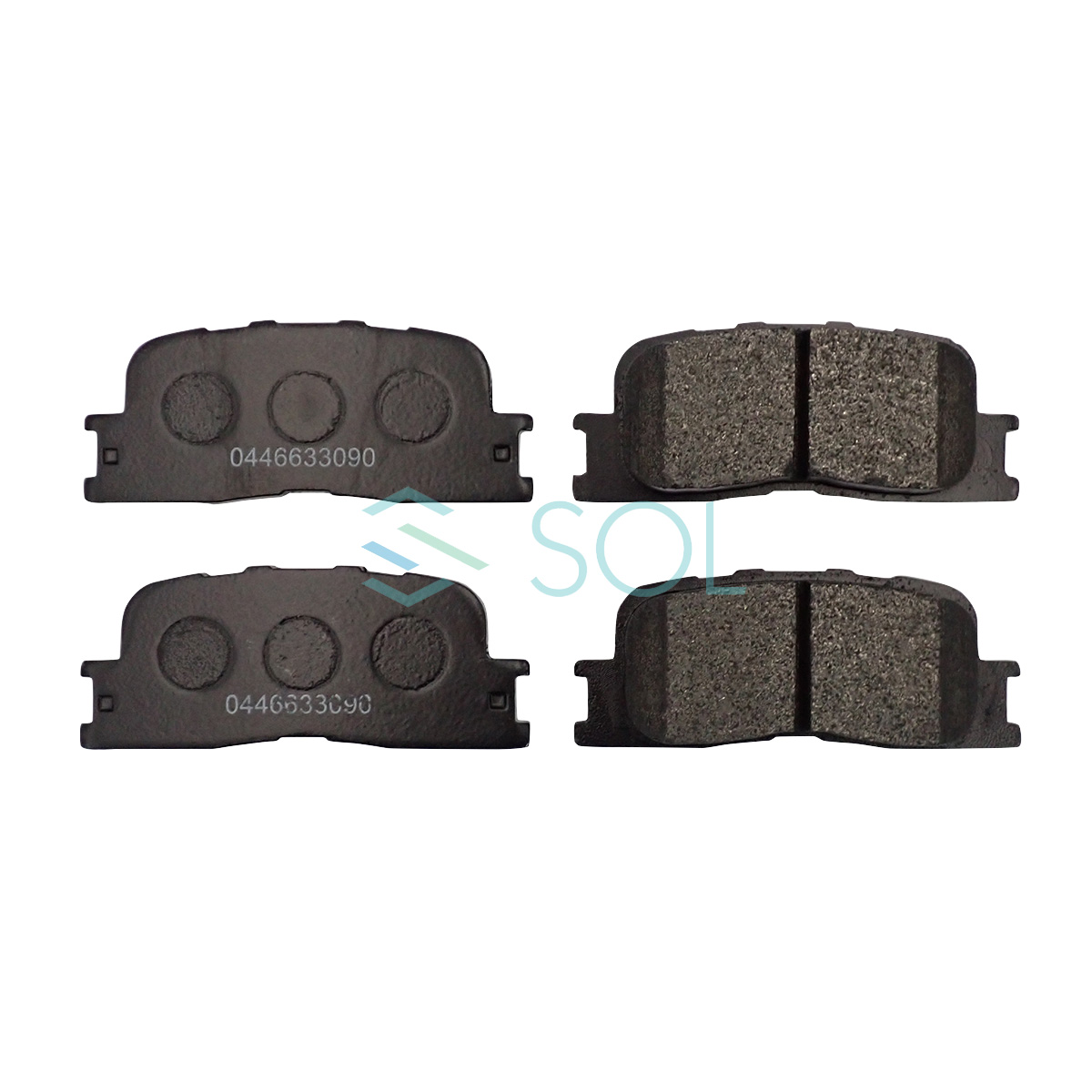 トヨタ HAPAD クルーガーL/V ACU20W リア ブレーキパッド ディスクパッド 左右セット 04466-33090 18時まで即日 ...