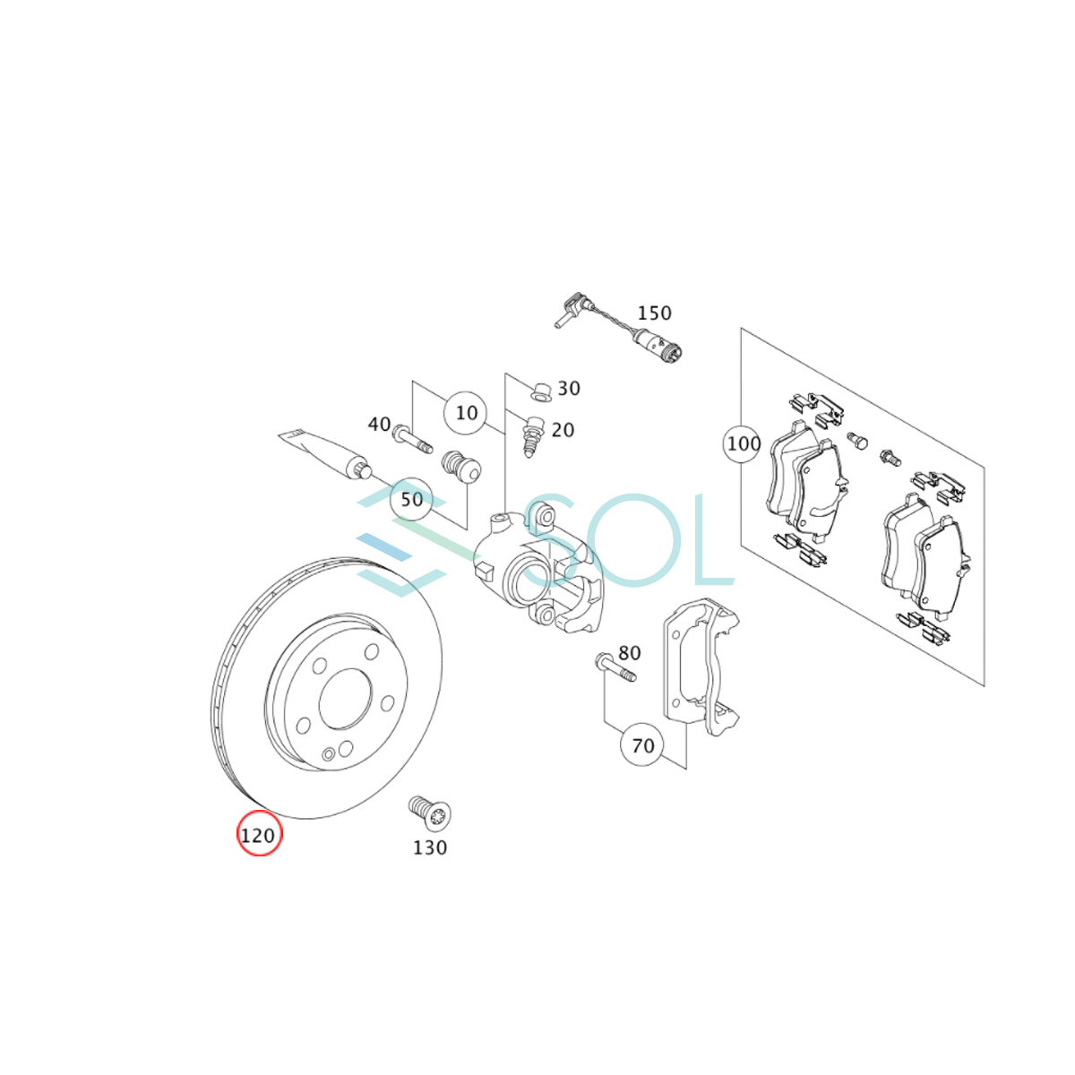 Mercedes-Benz（メルセデス・ベンツ） HAPAD ベンツ CLKクラス W208 CLK200 フロント ブレーキローター 左右 ...