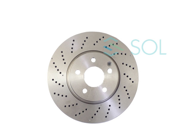 Mercedes-Benz HAPAD ベンツ Eクラス W212 E250 E300 E350 フロント ブレーキローター 左右セット 2044211012 0004211112 ...