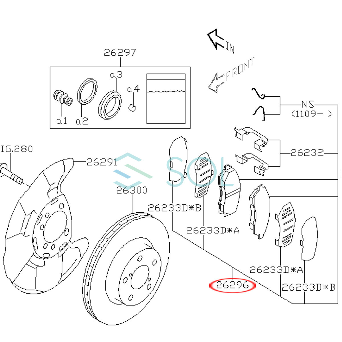 HAPAD スバル インプレッサ GJ7 フロント ブレーキパッド ディスクパッド 左右セット 26296FJ000 18時まで即日出荷 ...