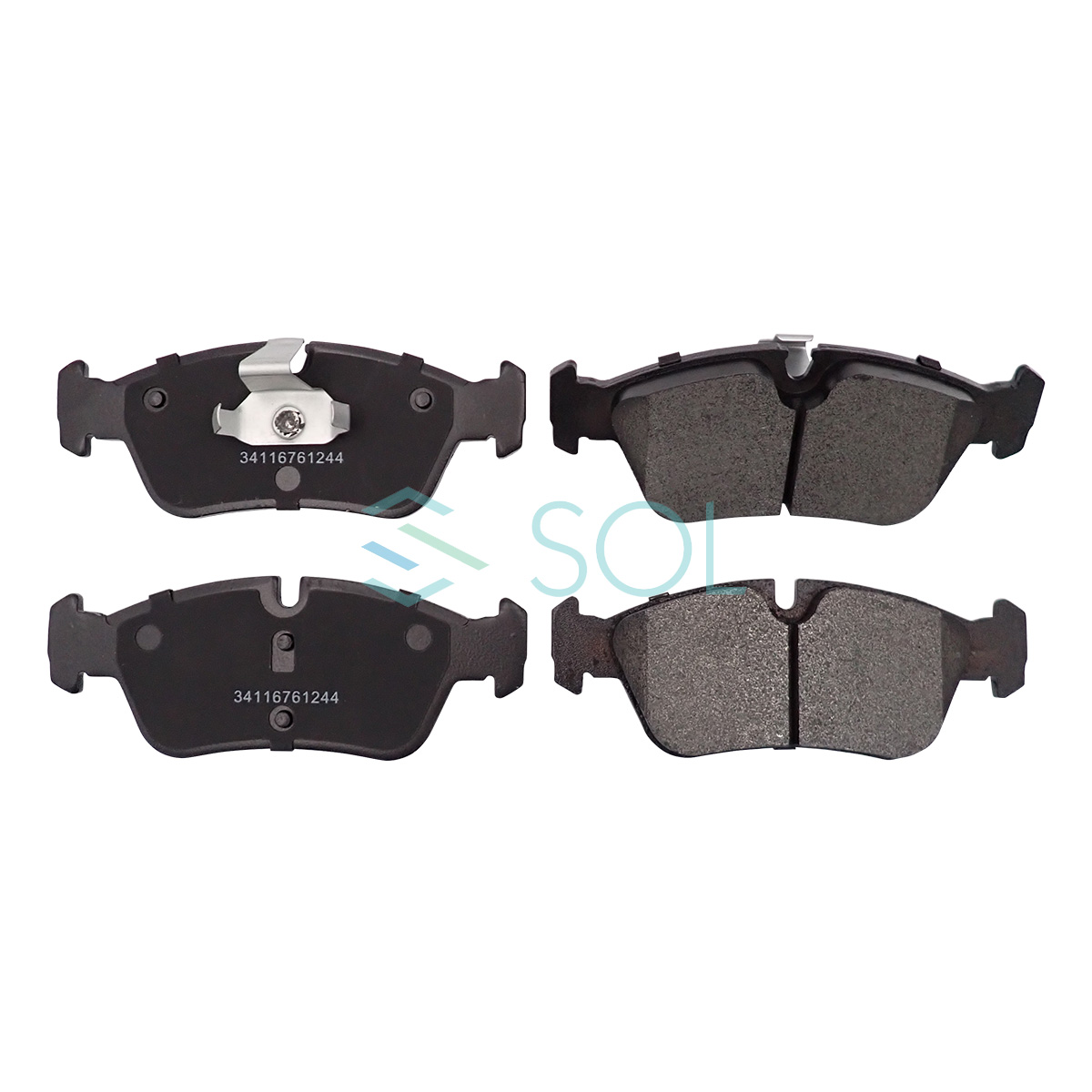 BMW HAPAD 3シリーズ E46 323i 325i 328i 328Ci フロント ブレーキパッド ディスクパッド 左右セット ...