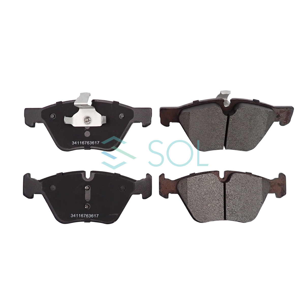 BMW HAPAD BMW 1シリーズ E82 120i フロント ブレーキパッド ディスクパッド 左右セット 34116763617 18時まで即日出荷 : 自動車パーツの宝箱 SOL ...