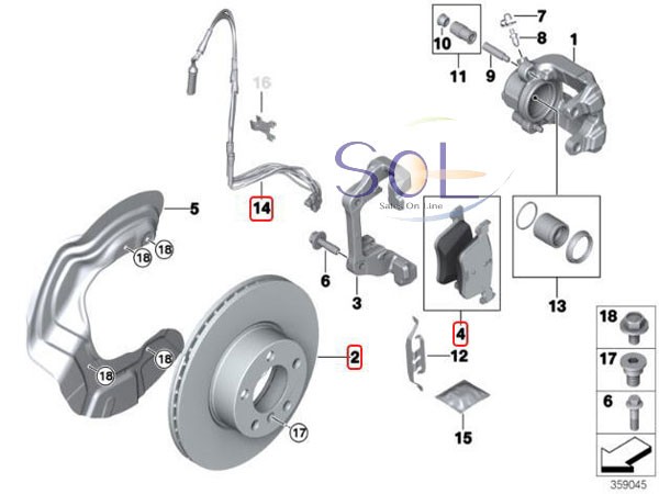 BMW HAPAD 3シリーズ E90 320i フロント ブレーキパッド センサー ローター 34116769951 34356789439 ...