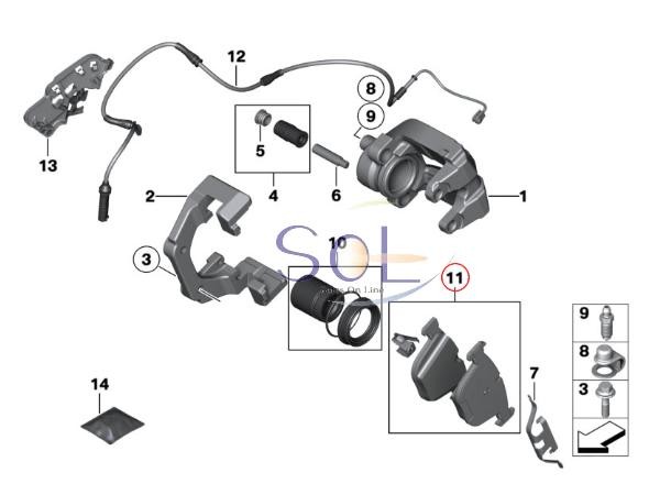 MINI HAPAD ミニ R57 ジョンクーパーワークス JCW フロント ブレーキパッド パッドセンサー 34116774050 34356792572 18時まで即日出荷 : 自動車 ...