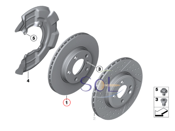 MINI HAPAD ミニ R56 クーパー フロント ブレーキローター 左右セット 34116858651 34116774985 18時まで即日出荷 : 自動車パーツの宝箱 SOL ...
