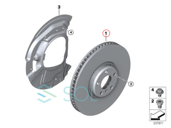 BMW HAPAD X6 E71 35iX フロント ブレーキローター 左右セット 34116868939 34116793245 18時まで ...