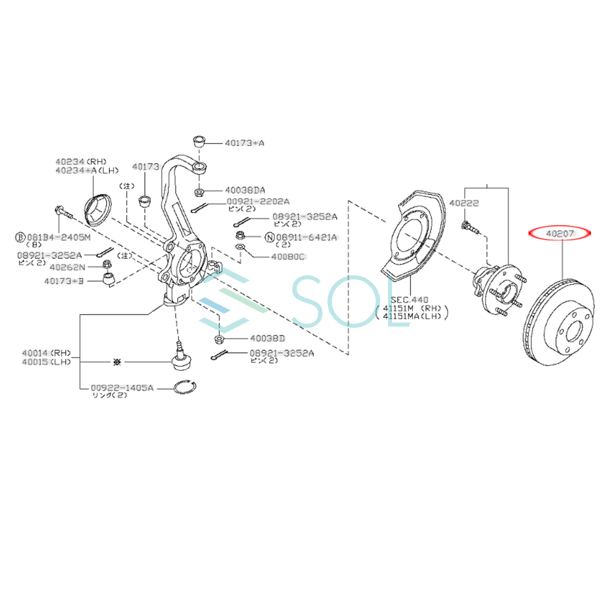 日産 HAPAD フーガ Y50 フロント ブレーキローター ディスクブレーキ 左右セット 40206-EG000 40206-CA010 18時まで即日出荷 : 自動車パーツの宝箱 SOL ...