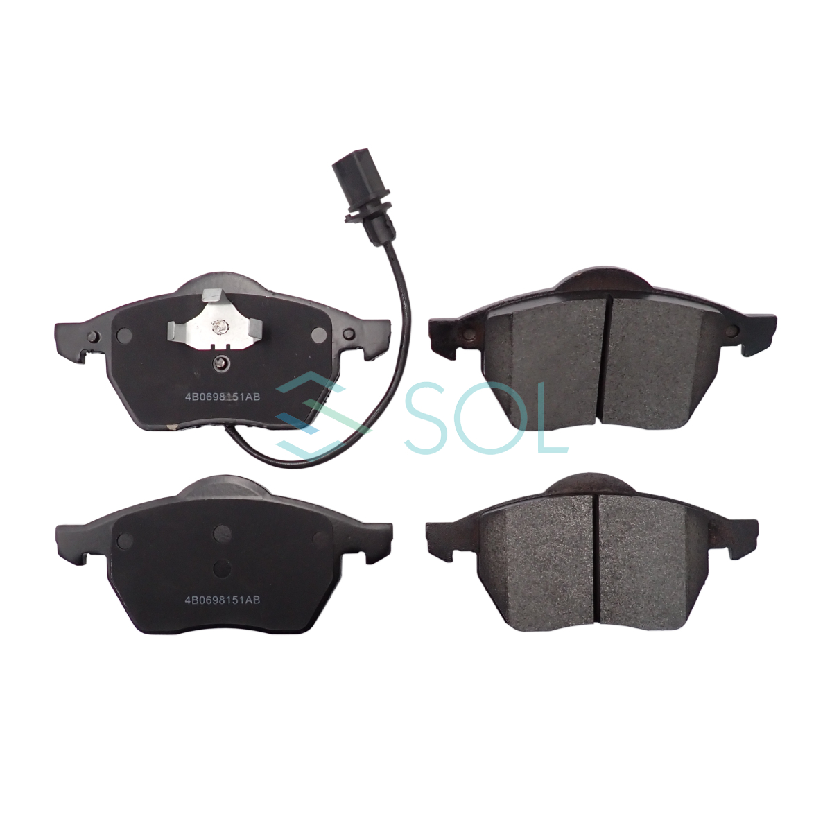 HAPAD VW ワーゲン パサート 3B5 フロント ブレーキパッド ディスクパッド 左右セット 4B0698151AB 4B0698151E 18時まで即日出荷 : 4b0698151ab ...