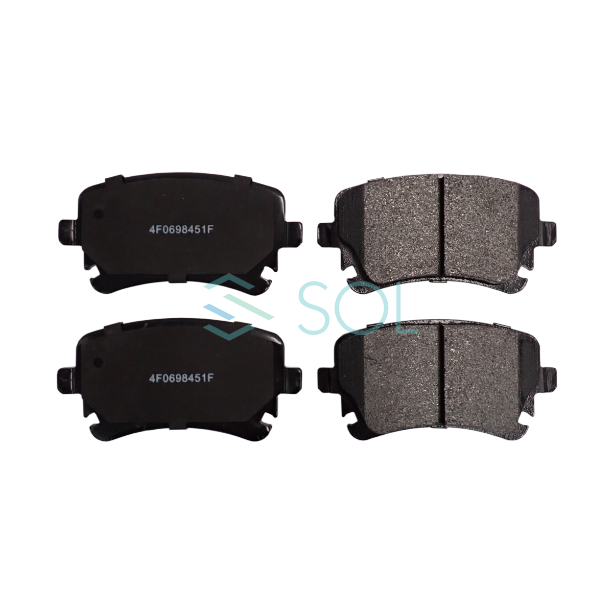 Audi HAPAD アウディ A4 B6 8E 8H リア ブレーキパッド ディスクパッド 左右セット 4F0698451F ...