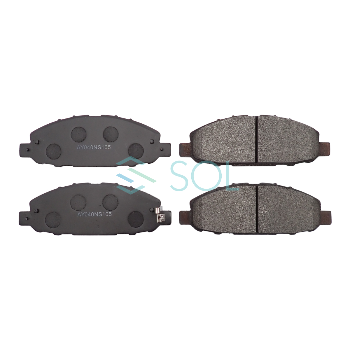 日産 HAPAD キャラバン VWE25 フロント ブレーキパッド ディスクパッド 左右セット AY040-NS105 AY040-NS154 ...