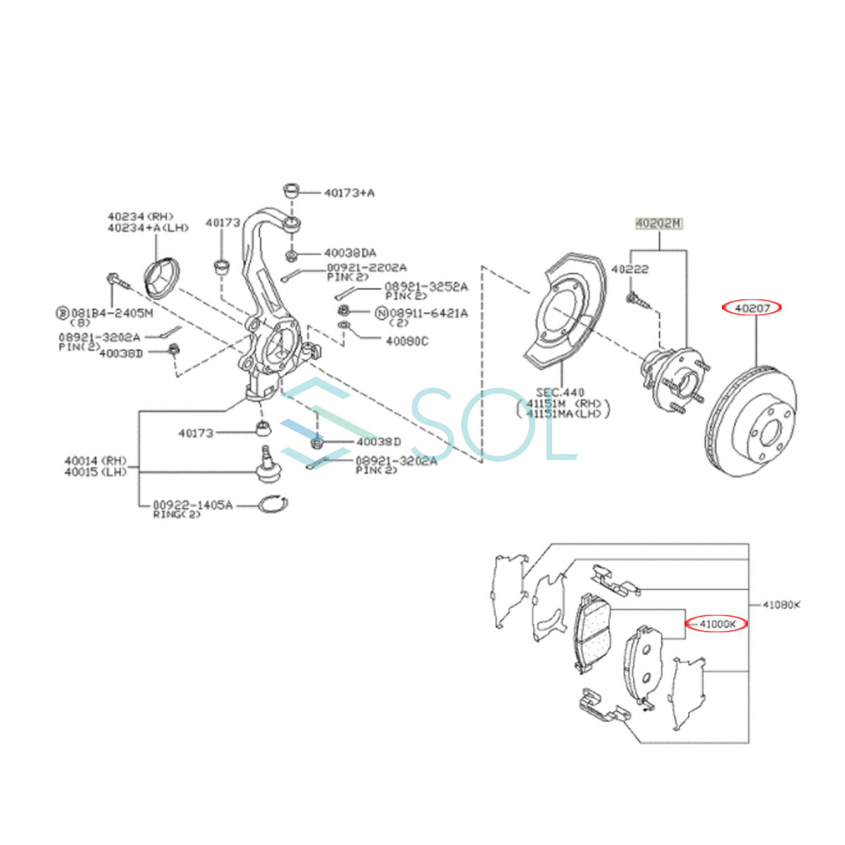 HAPAD 日産 ムラーノ PZ50 フロント ブレーキパッド ブレーキローター 左右セット AY040-NS121 40206-EG000 ...