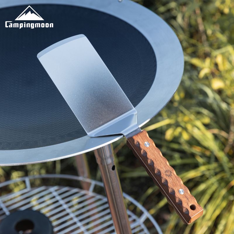 CAMPINGMOON キャンピングムーン フライ返し キャンプ ターナー ステンレス アウトドア 焚き火料理 おしゃれ 木製 グリップ BBQ バーベキュー : SOLOGEAR Yahoo ...