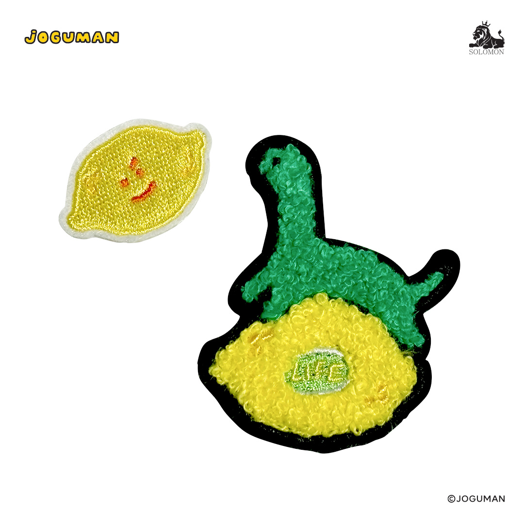 ソロモン商事 JOGUMAN ワッペンステッカーWAPPEN STICKER ジョグマン ワッペン 公式 ブラキオ 韓国 キャラクター 恐竜 ...