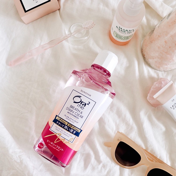 オーラツーミー ブレス＆ステインクリアマウスウォッシュ ピーチリーフミント ( 460ml )/ Ora2(オーラツー ...