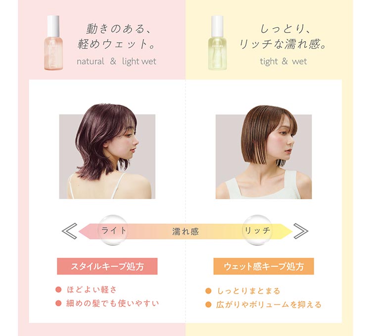 COHARU スタイリングオイル ナチュラル＆ライトウェット ( 60ml