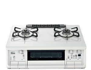 ガスコンロ パロマ エブリシェフ 都市ガス プロパンガス 右強火 左強火 PA-380WA 2口 ガステーブル 両面焼きグリル 置き型コンロ ガスレンジ 置き型ガスコンロ ガスホース クリップ2個付き EVERYCHEF ガスコンロ パロマ エブリシェフ 両面焼き 都市ガス