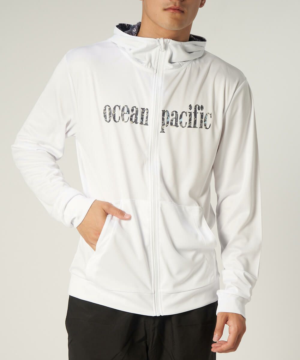 OceanPacific(オーシャンパシフィック) 510486 メンズ ロゴジップ UVパーカー ラッシュガード 長袖 ラッシュパーカー ...