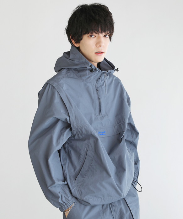 JACK PURCELL 【セットアップ対応】 アノラックパーカー メンズ 春 ハイネック ベスト 袖着脱 2WAY コットンナイロン ハーフジップ 5122-7361 : SPUTNICKS ...