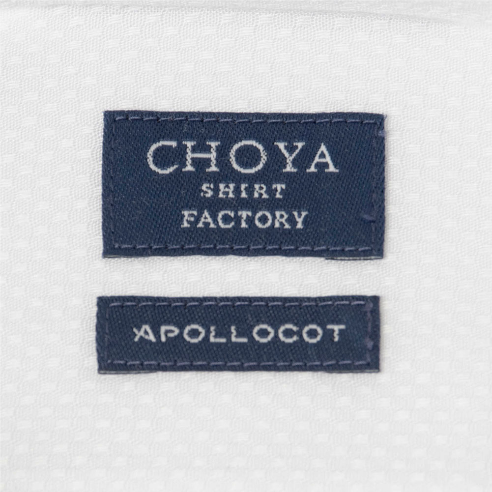 CHOYA SHIRT FACTORY 日清紡アポロコット 長袖 ワイシャツ メンズ 綿