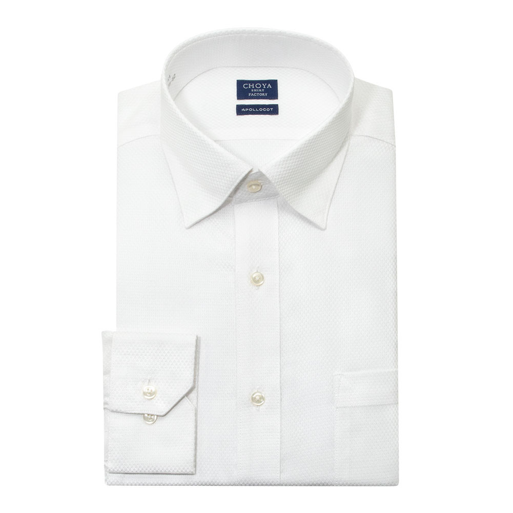 CHOYA SHIRT FACTORY 日清紡アポロコット スリムフィット 長袖
