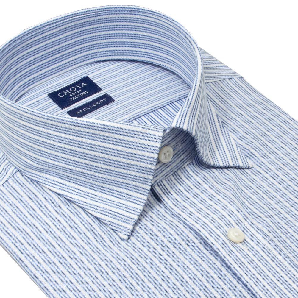 CHOYA SHIRT FACTORY 【爆買】日清紡アポロコット 半袖 ワイシャツ