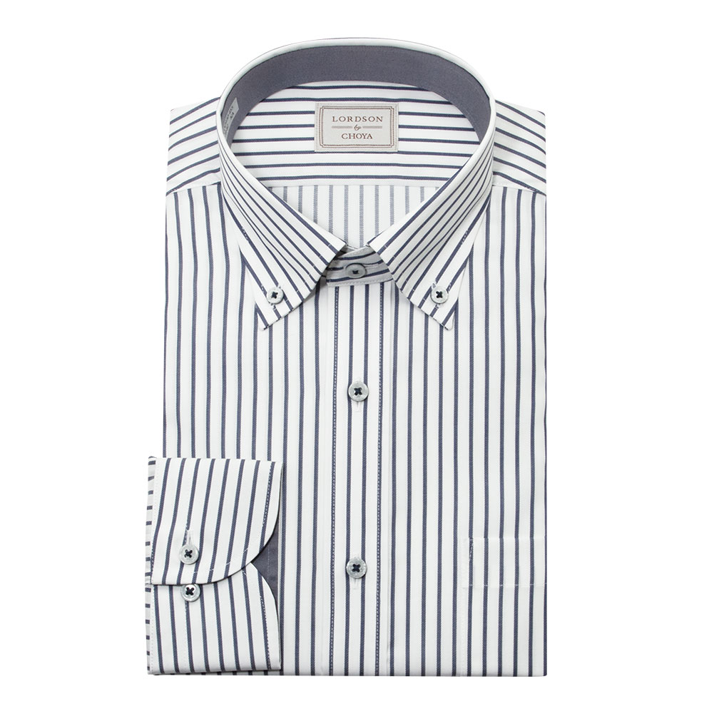 LORDSON by CHOYA ロードソン 長袖 ワイシャツ メンズ 形態安定加工
