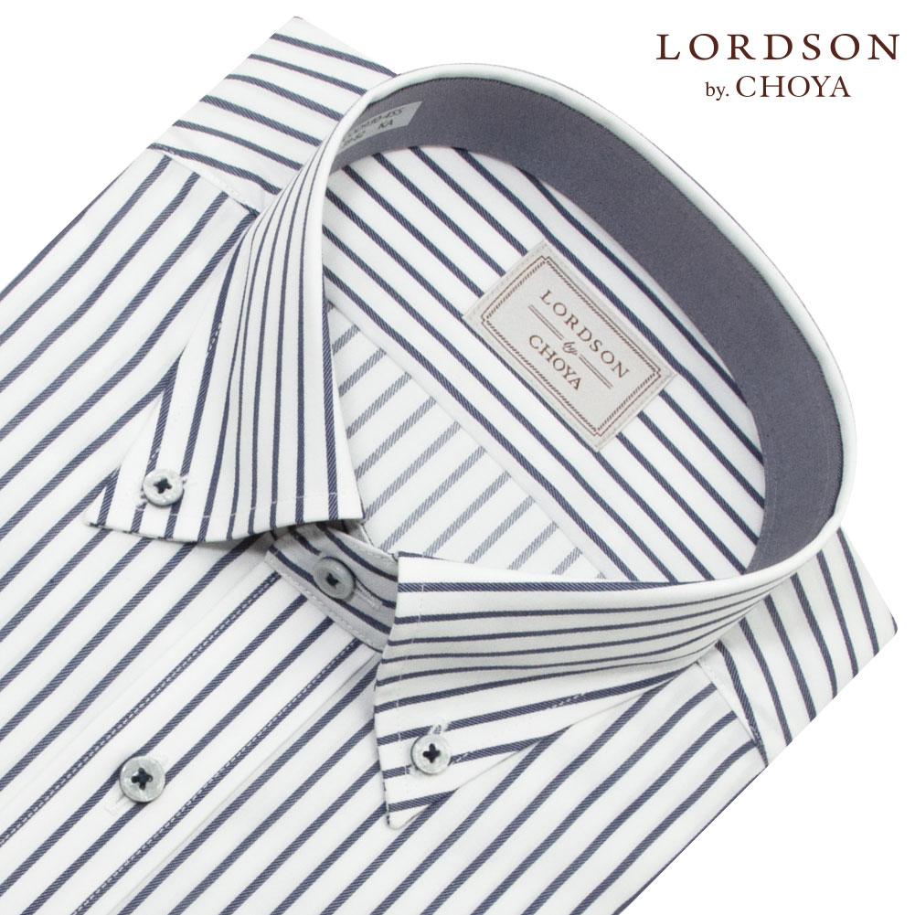 LORDSON by CHOYA ロードソン 長袖 ワイシャツ メンズ 形態安定加工