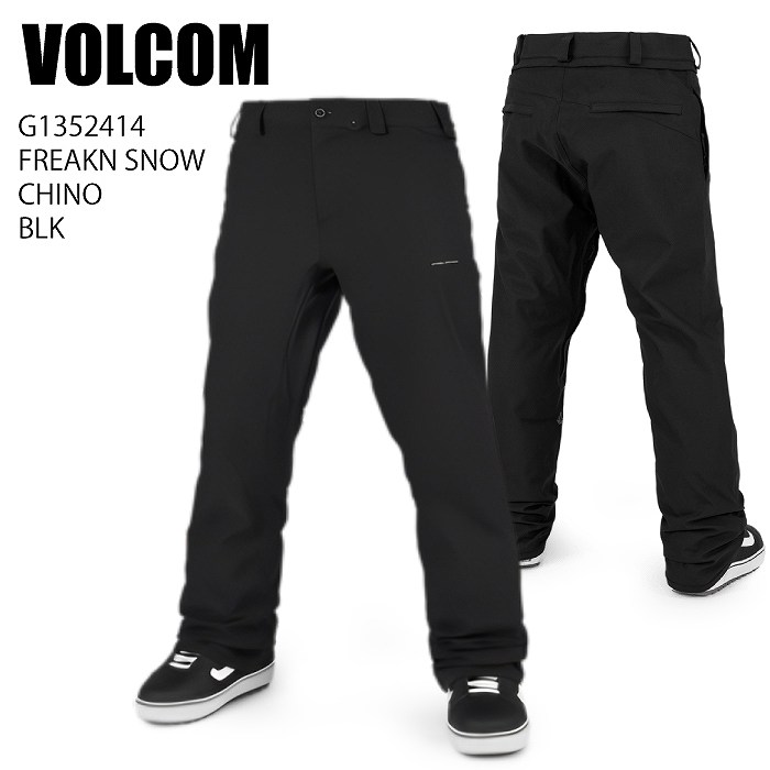 VOLCOM ボルコム G1352414 FREAKIN SNOW CHINO BLK 23-24 ボードウェア