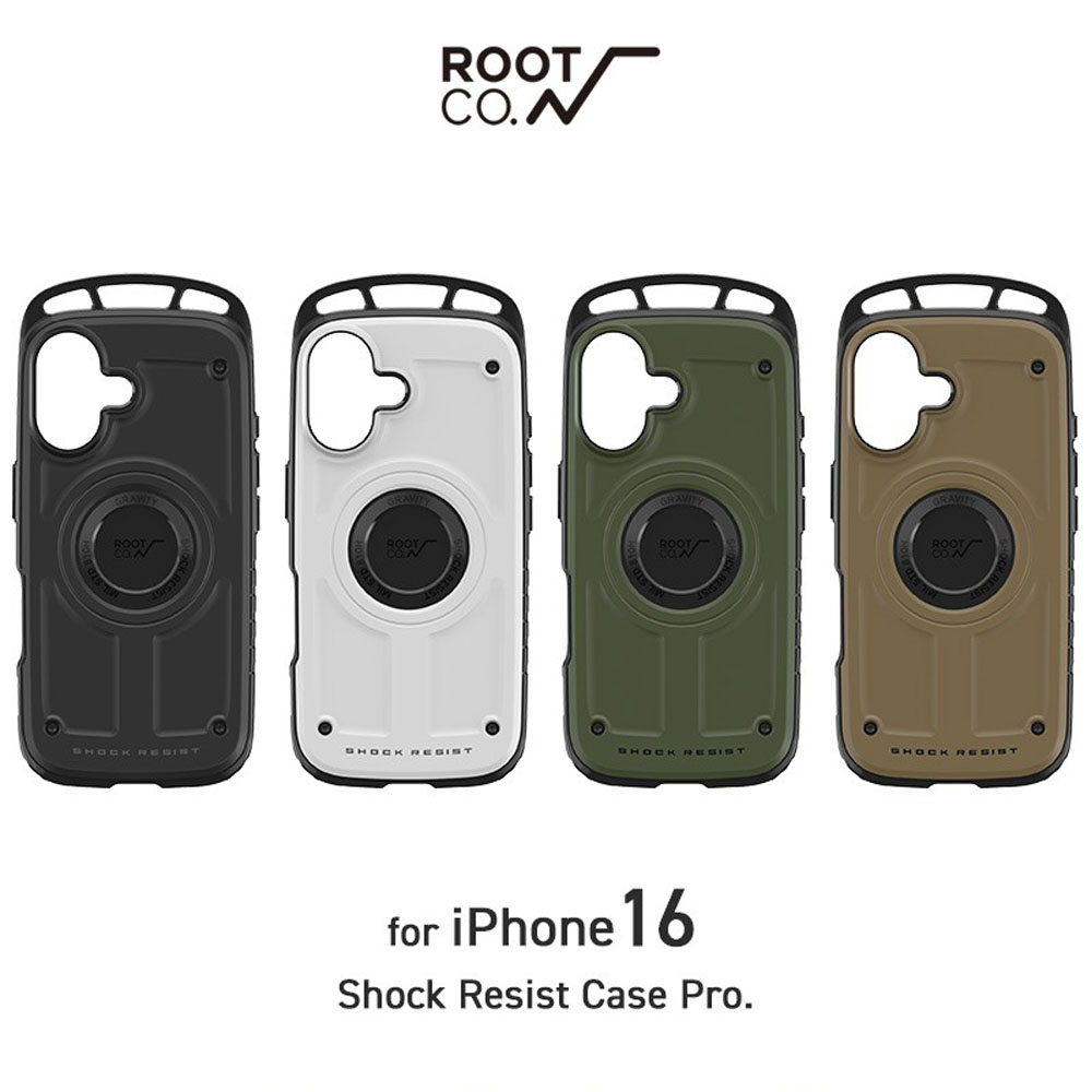 ROOT CO. 【iPhone16専用ケース】ルート コー iPhoneケース グラビティ ショックレジストケース プロ GRAVITY Shock Resist Case Pro. for ...