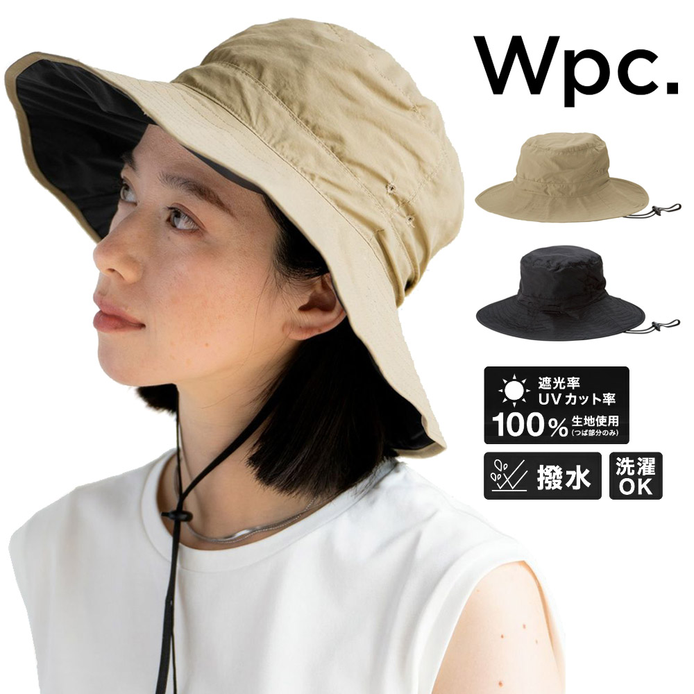 Wpc. Wpc ワールドパーティー ダブルピーシー 帽子 UVカットサファリハット UV PROTECTION SAFARI HAT ...