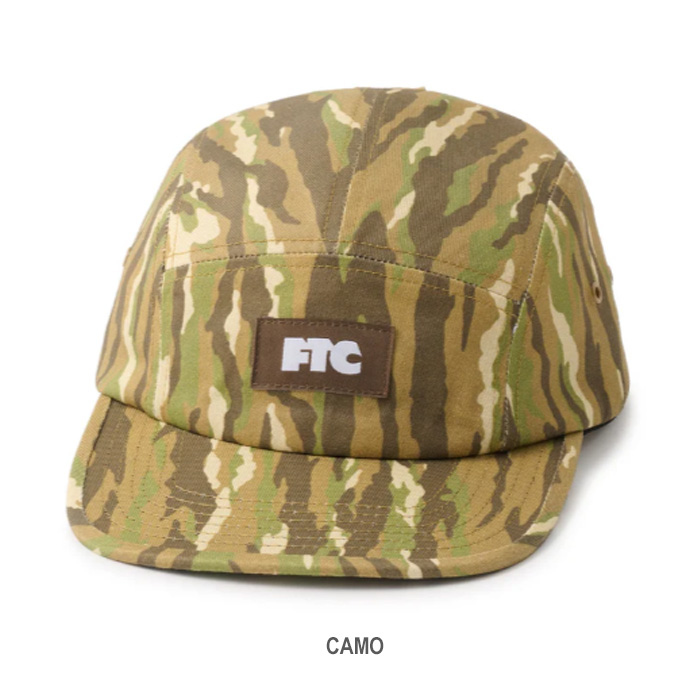 FTC エフティーシー TWILL CAMP CAP FTC025AWH09 ツイルキャンプキャップ 帽子 黒 迷彩 正規取扱店 ...