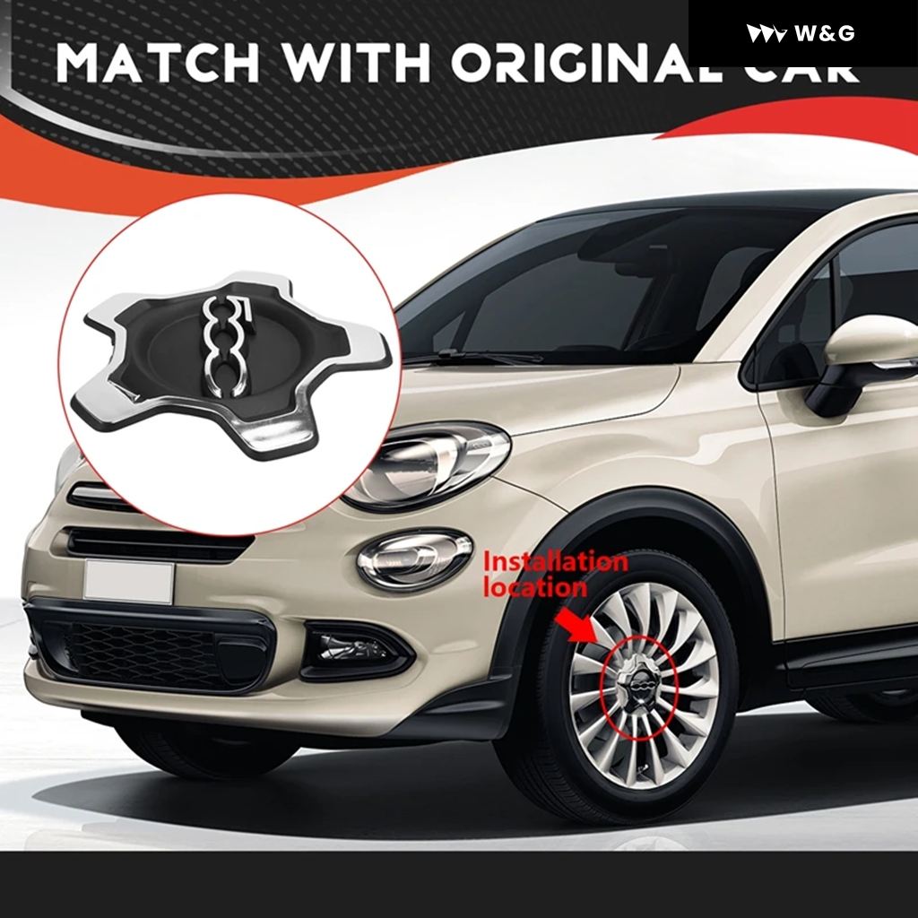 フィアット 500X 2016-2022 ホイールセンターキャップカバー ダストカバー カーアクセサリー : HANAstore車バイク用品輸入専門店 - 通販 - Yahoo!ショッピング