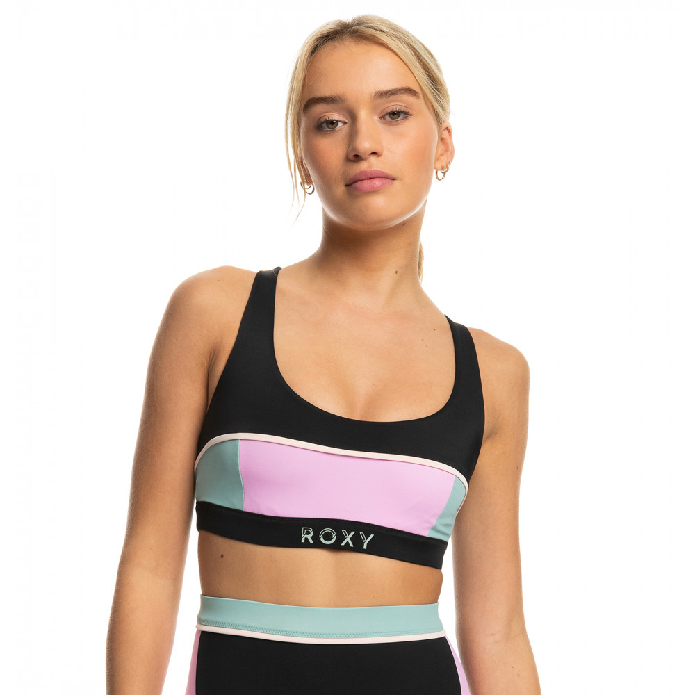 水着 レディース ビキニ トップ ロキシー 23 SS ROXY ROXY ACTIVE ATHLETIC BRA SD ブラトップ サーフィン 海水浴 プール 海 2023年春夏 ...