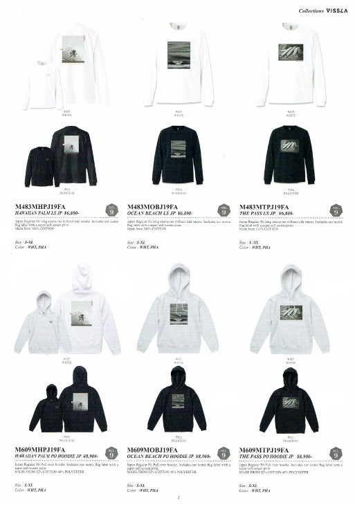 VISSLA（ヴィスラ） 19 VISSLA パーカー フーディー 長袖 日本限定