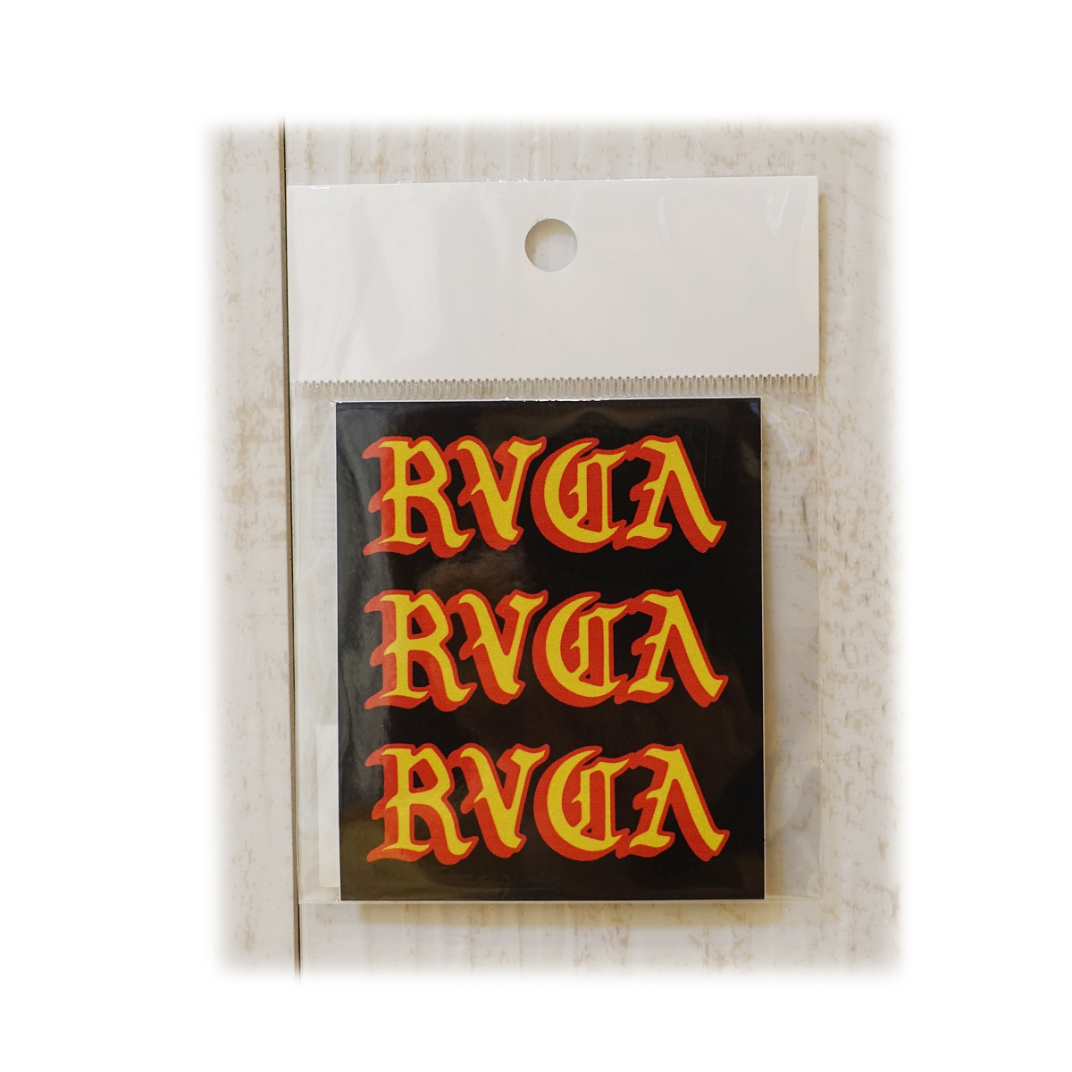 RVCA（ルーカ） シール ステッカー DEL TORO FRONT STICKER ロゴステッカー ロゴ サーフィン サーフボード 品番 ...