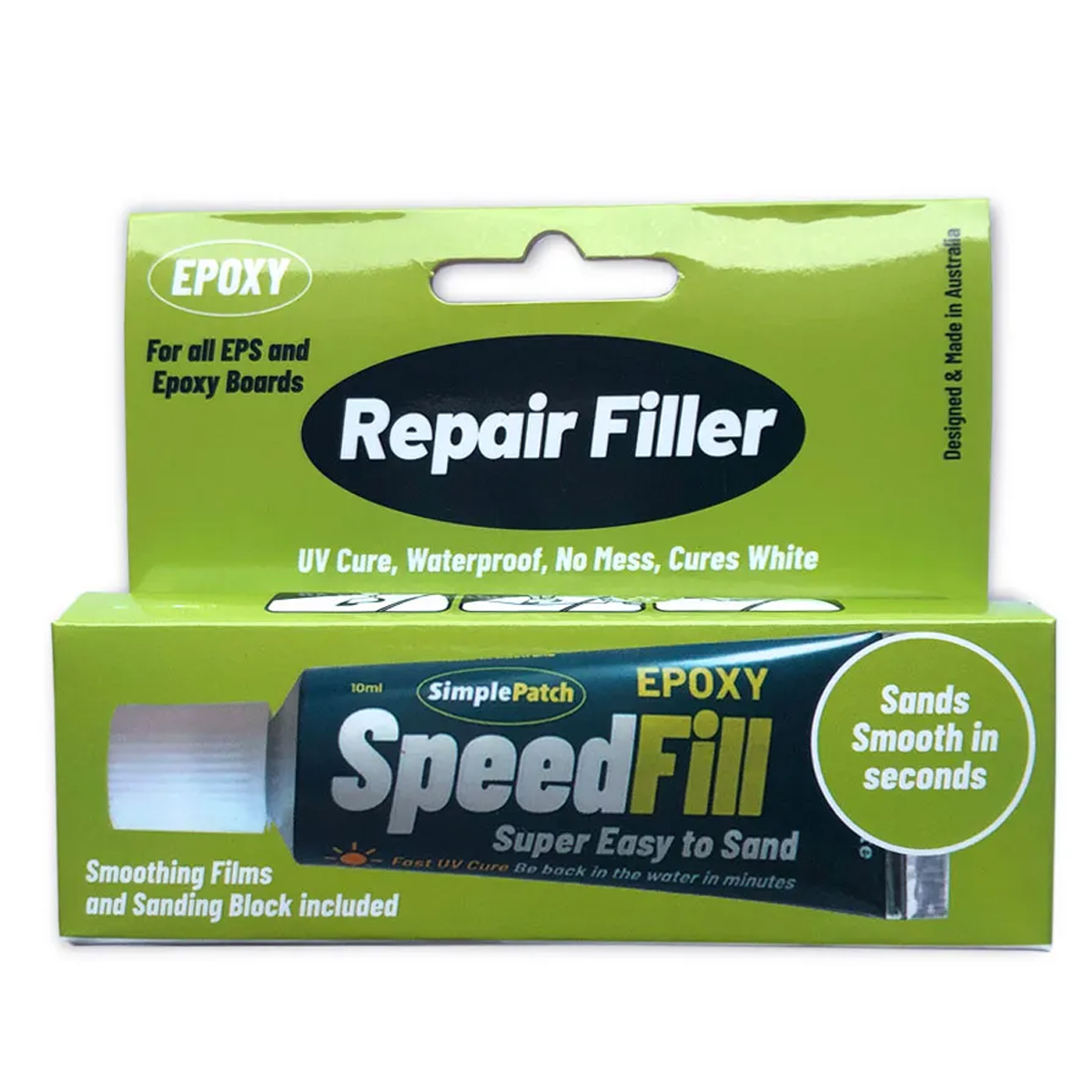 予約商品 25 FCS Simple Patch シンプルパッチ スピードフィル リペアフィラー 樹脂 PU エポキシ EPS 修理 サーフボード用 リペアフィル Speed Fill 日本 ...