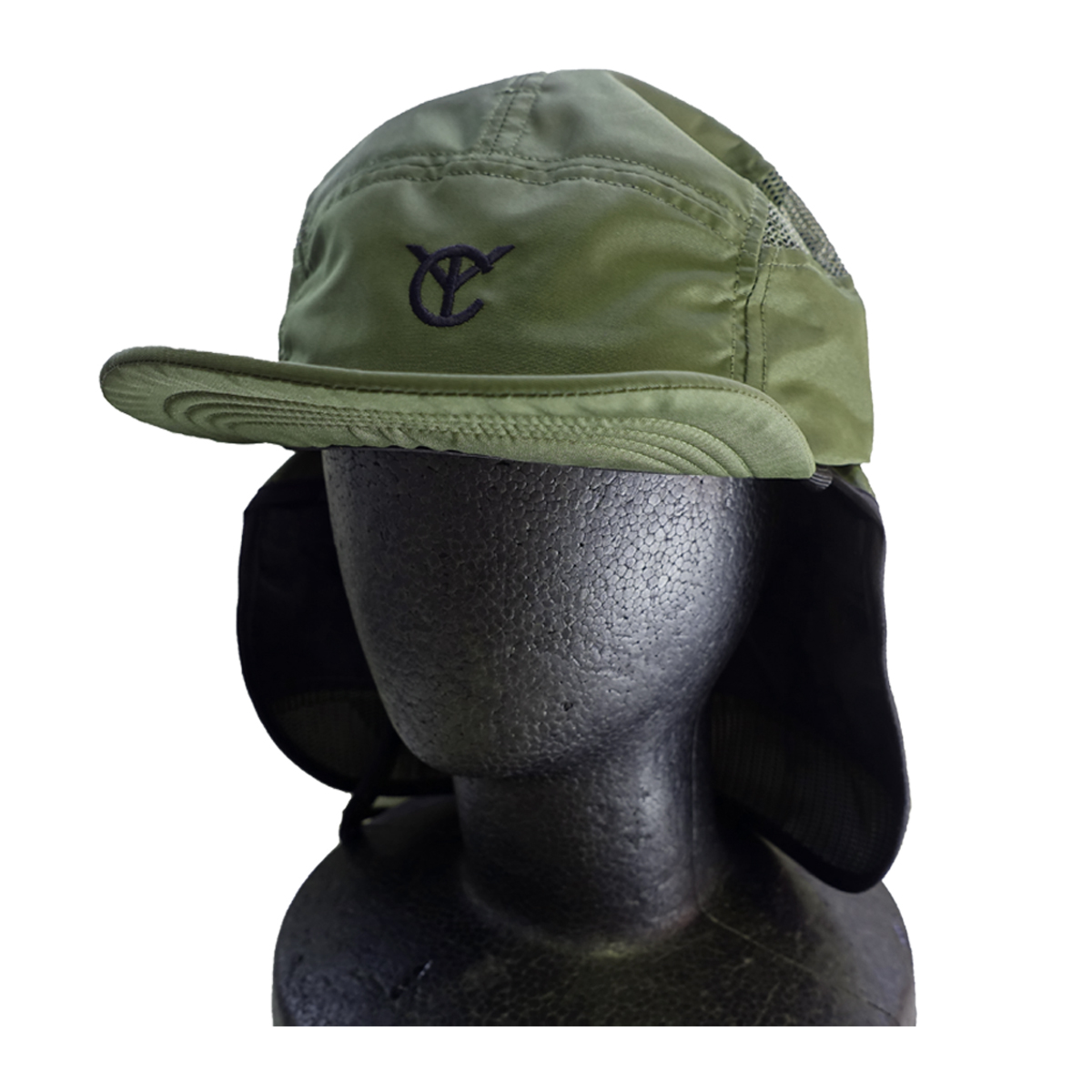 FCS YOSHIDA CAPS サーフキャップ 7way soft brim army Japan jet cap 帽子 サーフィン マリン ...