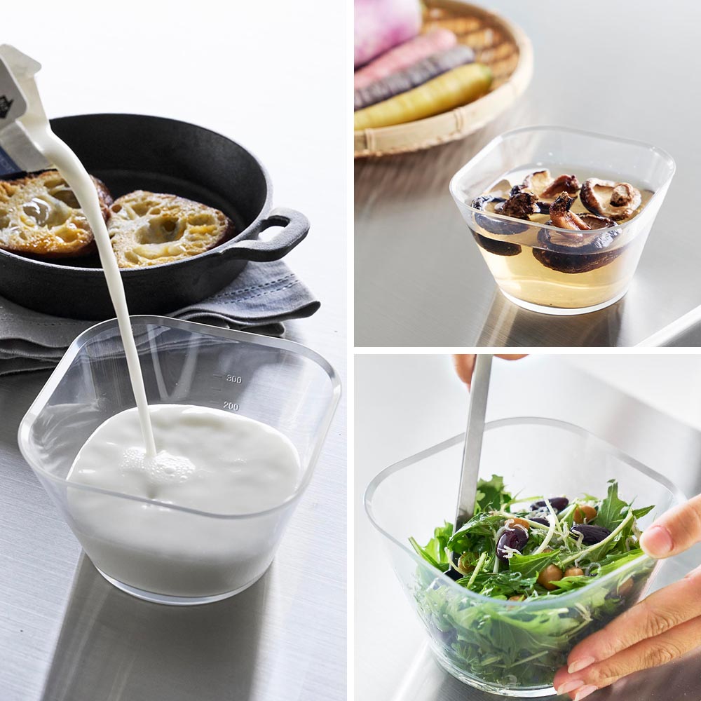 tower 山崎実業 電子レンジ対応洗いやすい下ごしらえボウル タワー SML3点セット 250mL 500mL 735mL クリア 10128 耐熱 容器 3サイズセット 食洗機 冷凍 対応 ...