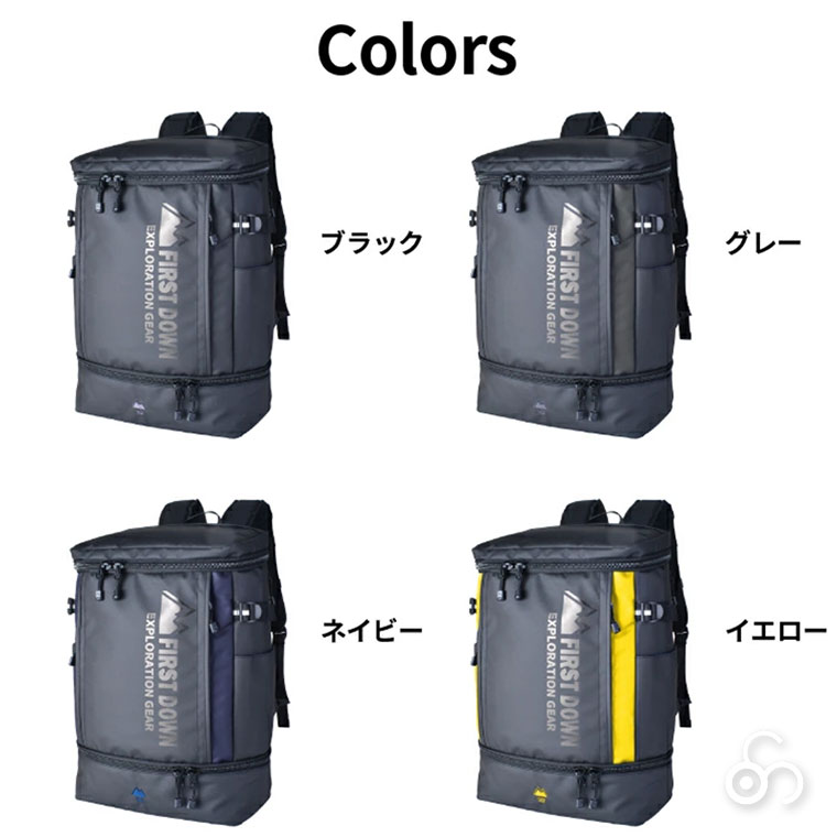FIRST DOWN-EX ダブルスペースバッグ 32L 33059 ボックス型 リュック バックパック バッグ 鞄 : サンワショッピング - 通販 - Yahoo!ショッピング