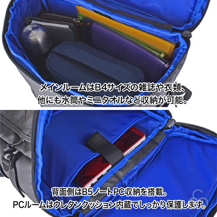 FIRST DOWN-EX ダブルスペースバッグ 32L 33059 ボックス型 リュック バックパック バッグ 鞄 : サンワショッピング - 通販 - Yahoo!ショッピング
