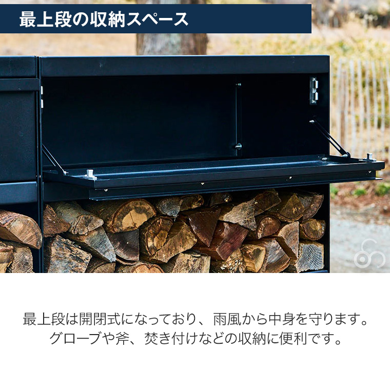 薪棚 薪ラック エープラスデザイン ウッドラック W1800 ガルバナイズドブラック AHL-WS1815GB 5段 大型 : サンワショッピング - 通販 - Yahoo!ショッピング