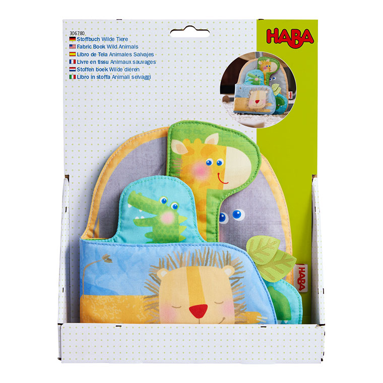 ハバ（HABA） クロースブック・アニマルズ HA6780 知育玩具 おもちゃ 布絵本 0歳 1歳 2歳 赤ちゃん お祝い プレゼント 男の子 ...