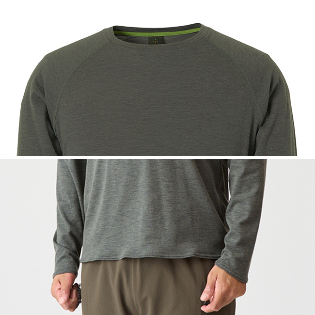 AXESQUIN（アクシーズクイン） クレアーレメリノLS 120Tee 11156