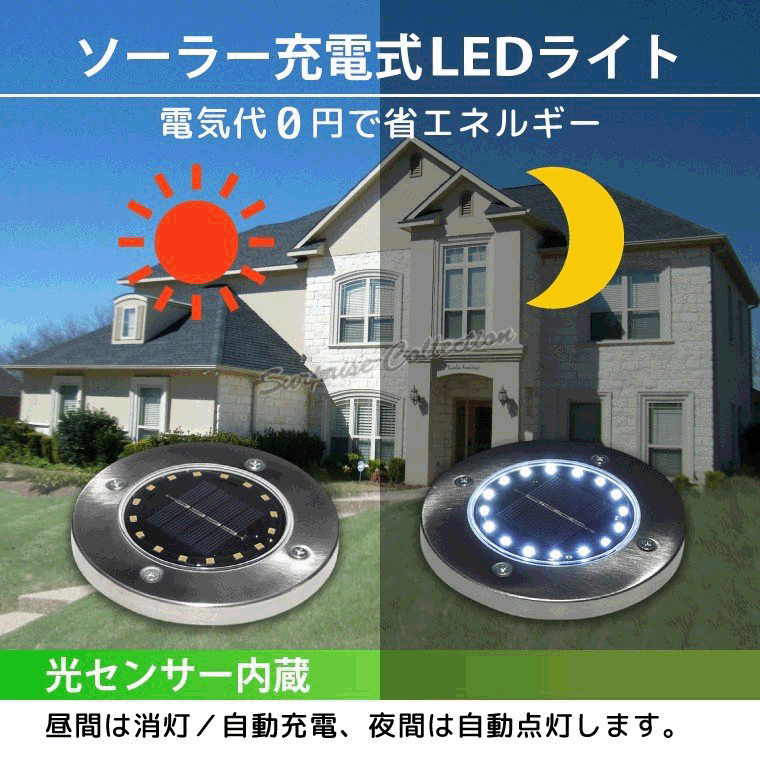 ソーラーライト センサーライト 屋外 埋め込み 置き型 防水 自動 ソーラーライト センサーライト 屋外 埋め込み 置き型 防水 自動